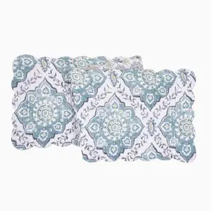 C&F HOME Harlan Table Runner 14" X 51 - Blue