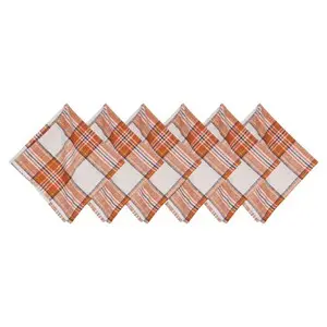 C&F HOME Gibson Plaid Napkins - Beige