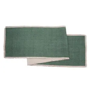 C&F HOME Fringed Aspen Table Runner 14" X 72 - Green