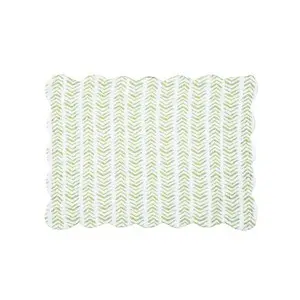 C&F HOME Clover Bug Watercolor Garden 100% Cotton Quilted Set Of 6 Placemats 13" X 19