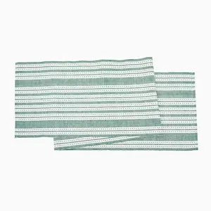 C&F HOME Warner Emerald Dining Table Runner 14" X 72