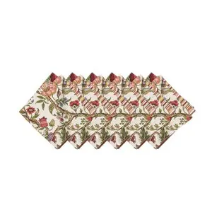 C&F HOME Amara Cotton Napkin Set Of 6 - Red