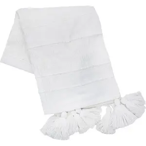 CAROL & FRANK Barton Throw Blanket - White