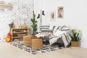 C&F HOME Tufted Throws - Off-white