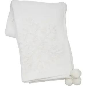 C&F HOME Tufted Throws - White