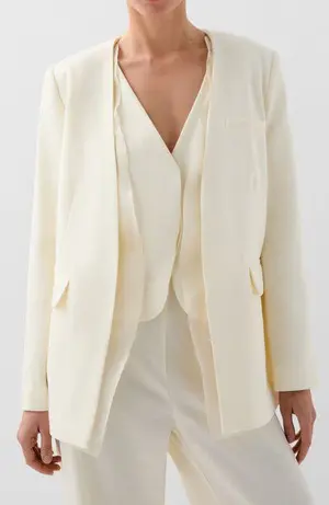 SCALPERS Gandie Blazer Ecru