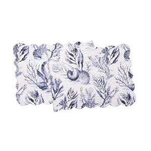 C&F HOME Midnight Lagoon Dining Table Runner - Blue