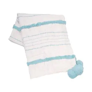 CAROL & FRANK Lee Throw Blankets Collection - Blue