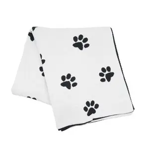 C&F HOME Paw Accent Throw Blanket