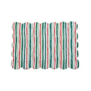 C&F HOME Delwyn Cardinal Placemats Set Of 6 13" X 19