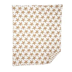 C&F HOME Sand Bridge Stars Accent Throw Blanket - Off-white