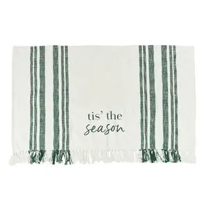 CAROL & FRANK Morgan Christmas Throw - Green