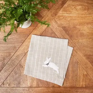 C&F HOME Easter Bunny Stripes 100% Cotton
