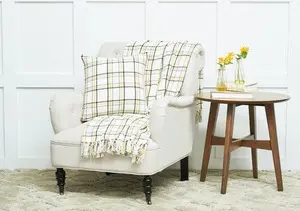 C&F HOME Honey Bee Plaid Throw