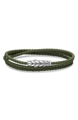David Yurman Chevron Triple Wrap Bracelet