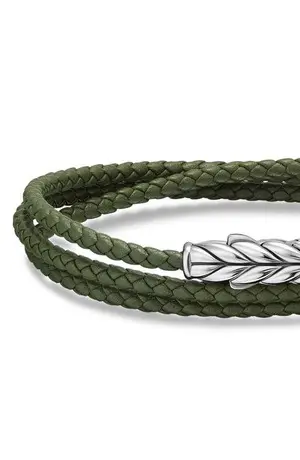 David Yurman Chevron Triple Wrap Bracelet