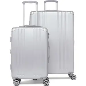 CALPAK Ambeur 2-piece Spinner Luggage Set - Silver