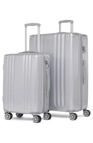 CALPAK Ambeur 2-piece Spinner Luggage Set - Silver