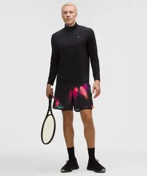 Lululemon Ventilated Tennis Short - Night Burst Black Multi