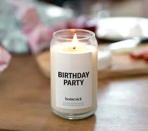 HOMESICK Birthday Party Candle