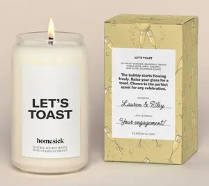 HOMESICK Let's Toast Candle