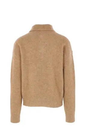 Ami Polo Sweater - Brown