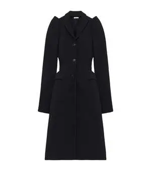 Alexander McQueen Wool-blend Tailored Coat