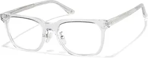 Zenni Rectangle Full Rim Eyeglasses - Clear