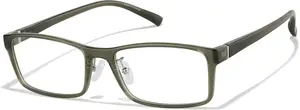 Zenni Rectangle Full Rim Plastic Frame - Green