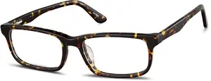 Zenni Zenni Rectangle Full Rim Eyeglasses Tortoiseshell