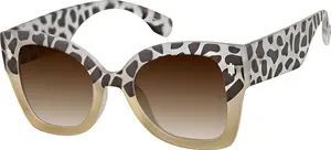 Zenni Oversized Cat-eye Sunglasses - Pattern