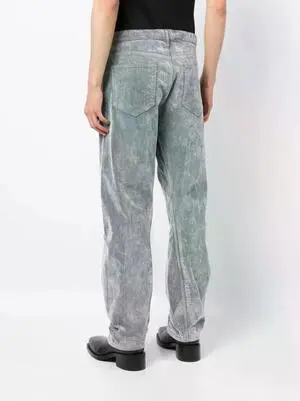 TRUSSARDI Bleached-effect Straight-leg Jeans