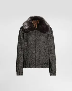 Dolce & Gabbana Chevron Wool Jacket - Multicolor