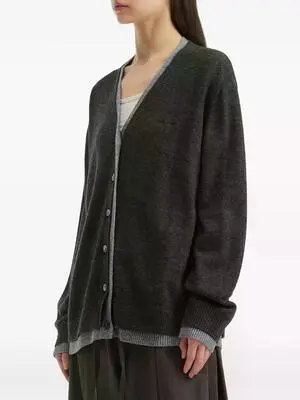 TOUT A COUP Embroidered-logo Cardigan