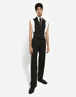 Dolce & Gabbana Straight-leg Wool Trousers