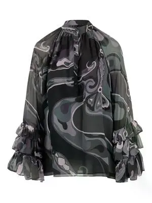 Emilio Pucci Ruffle Blouses