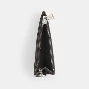 COACHTOPIA Alter/ego Zip Card Case With Key Ring - Black/chalk