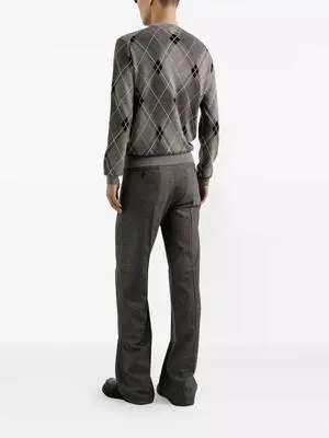 Dolce & Gabbana Argyle-pattern Sweater