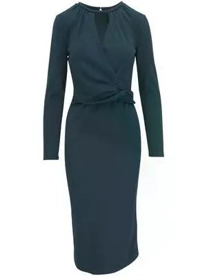 Giorgio Armani Draped Detailing Dress