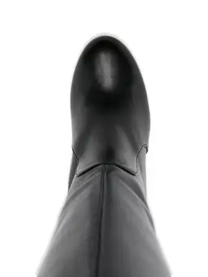 STUART WEITZMAN Slouchy Leather Over-the-knee Boots