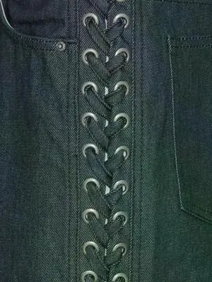 ROTATE BY BIRGER CHRISTENSEN Logo Patch Jeans - Blue