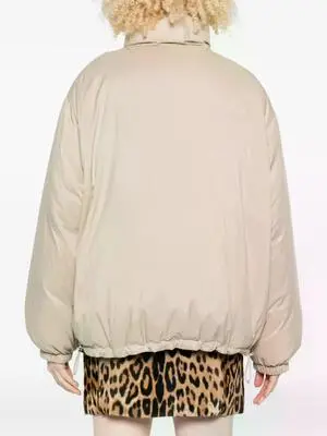 Miu Miu High-neck Reversible Puffer Jacket