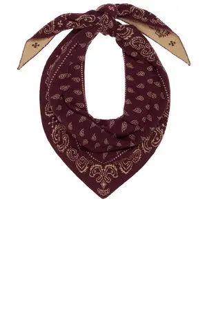 Guest In Residence The Wild Rag In Brown - Fig & Camel
