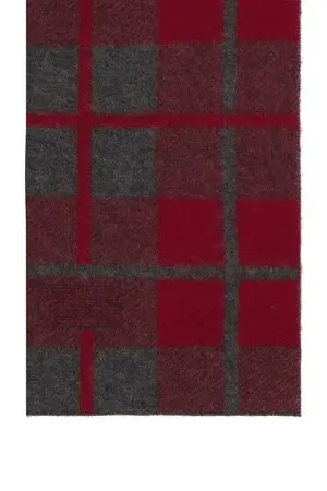 Guest In Residence The Plaid Big Scarf In Red