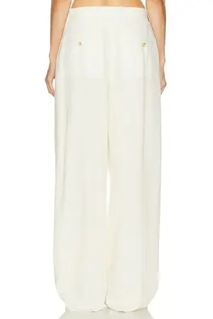 TOTEME Wide Fluid Trouser - Ecru