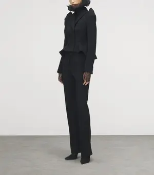 Alexander McQueen Stretch-wool Structured Blazer