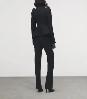 Alexander McQueen Stretch-wool Structured Blazer