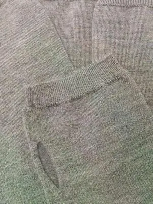 P.a.r.o.s.h Fingerless Fine-knit Gloves - Grey