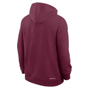 Nike Florida State Sideline Dri-fit College Pullover Hoodie - Red