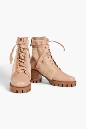 ALEXANDRE BIRMAN Clarita Shearling Combat Boots